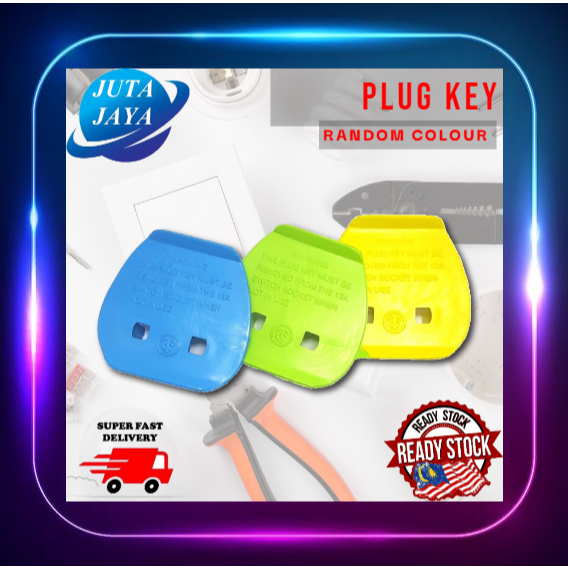 5PCS Plug Key Safety Plug Socket Key PVC Easy for 2 Pin Plug to Connect ...