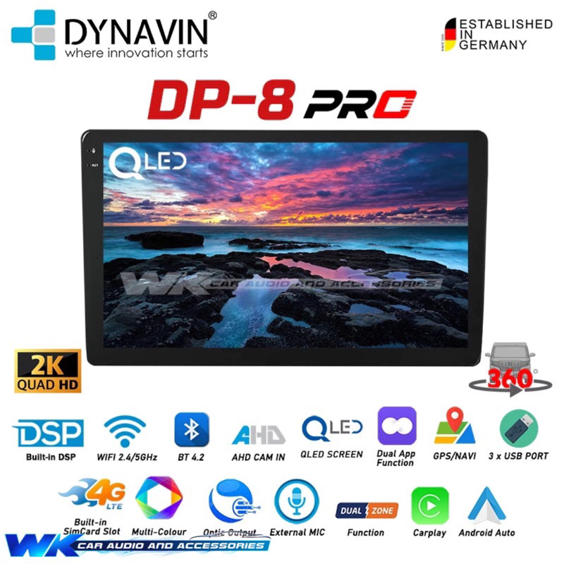 DYNAVIN DP-8 PRO SERIES NEW MODEL 2K ANDROID PLAYER (FOC AHD REVERSE ...