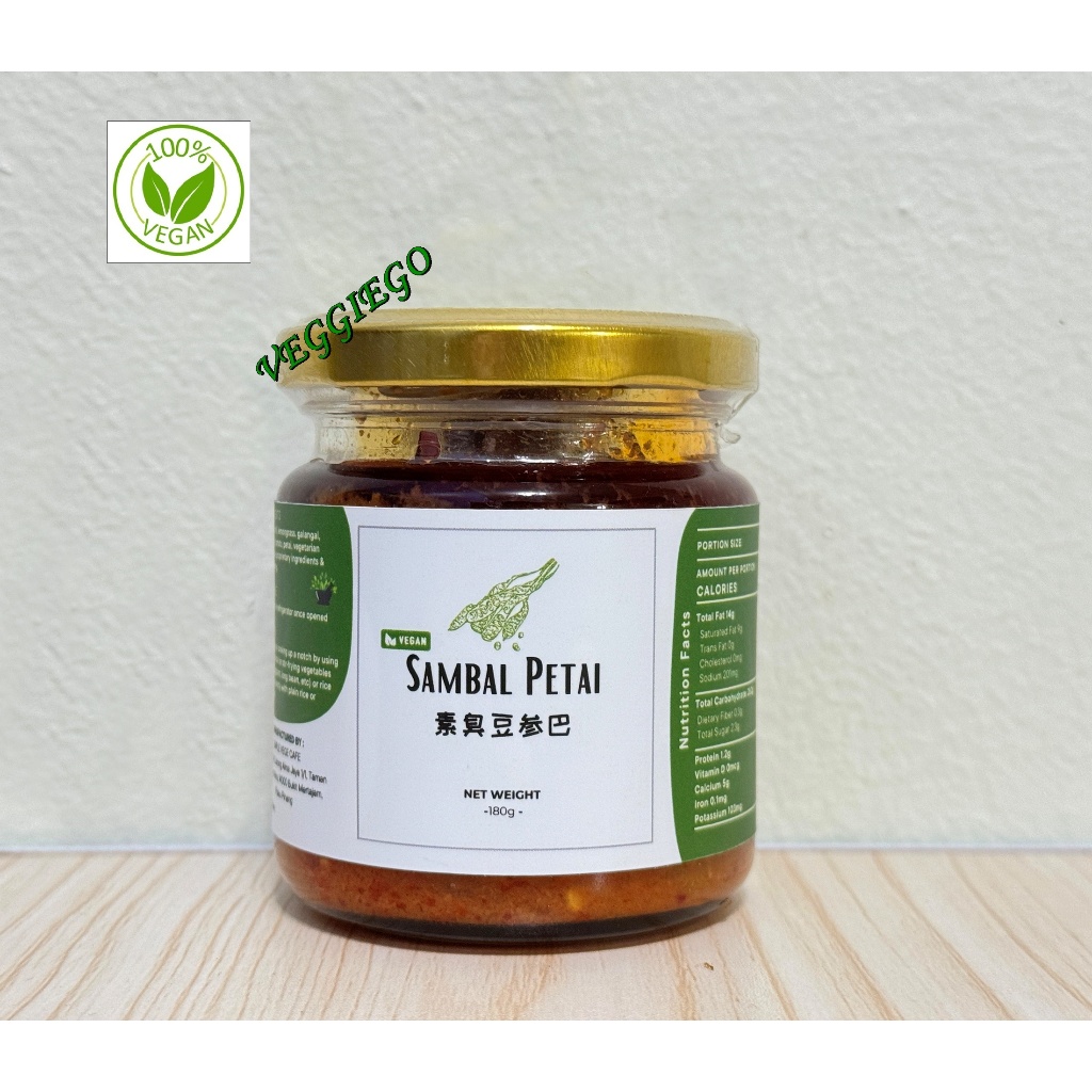 Simple Vege Vegetarian Sambal Petai Vegetarian Sambal Petai-160g ...