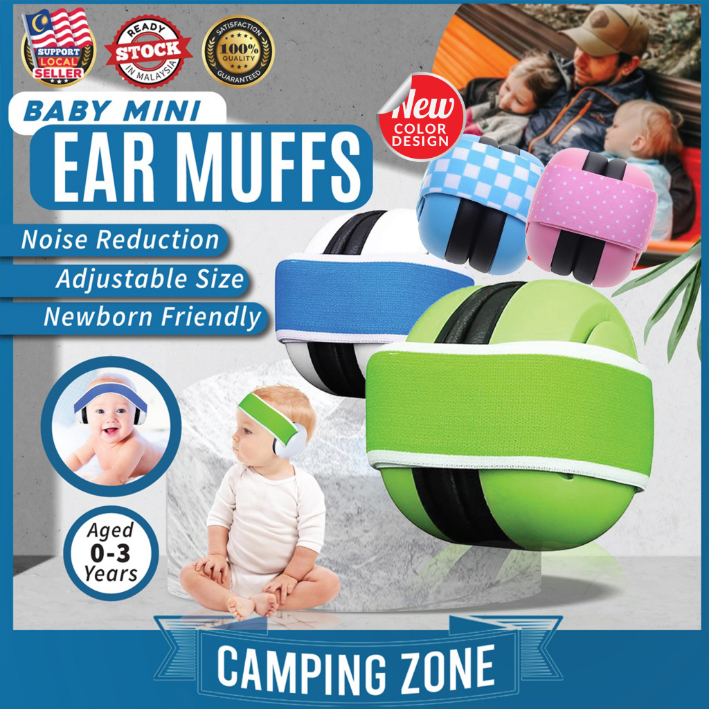 Baby Newborn Infant Mini Ear Muffs Anti Noise Reduction Cancellation ...