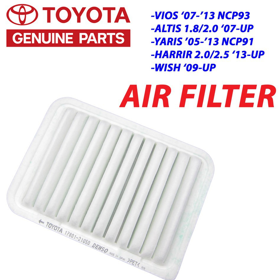AIR FILTER TOYOTA VIOS NCP93 ALTIS ZZE142 ZRE142 ZRE172 HARRIER WISH ...