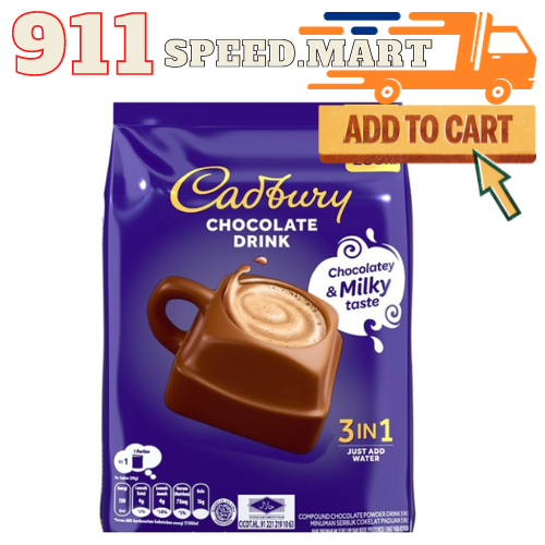 [911] Cadbury Hot Chocolate Drinks 3in1 30gm x 13pkt | Shopee Singapore