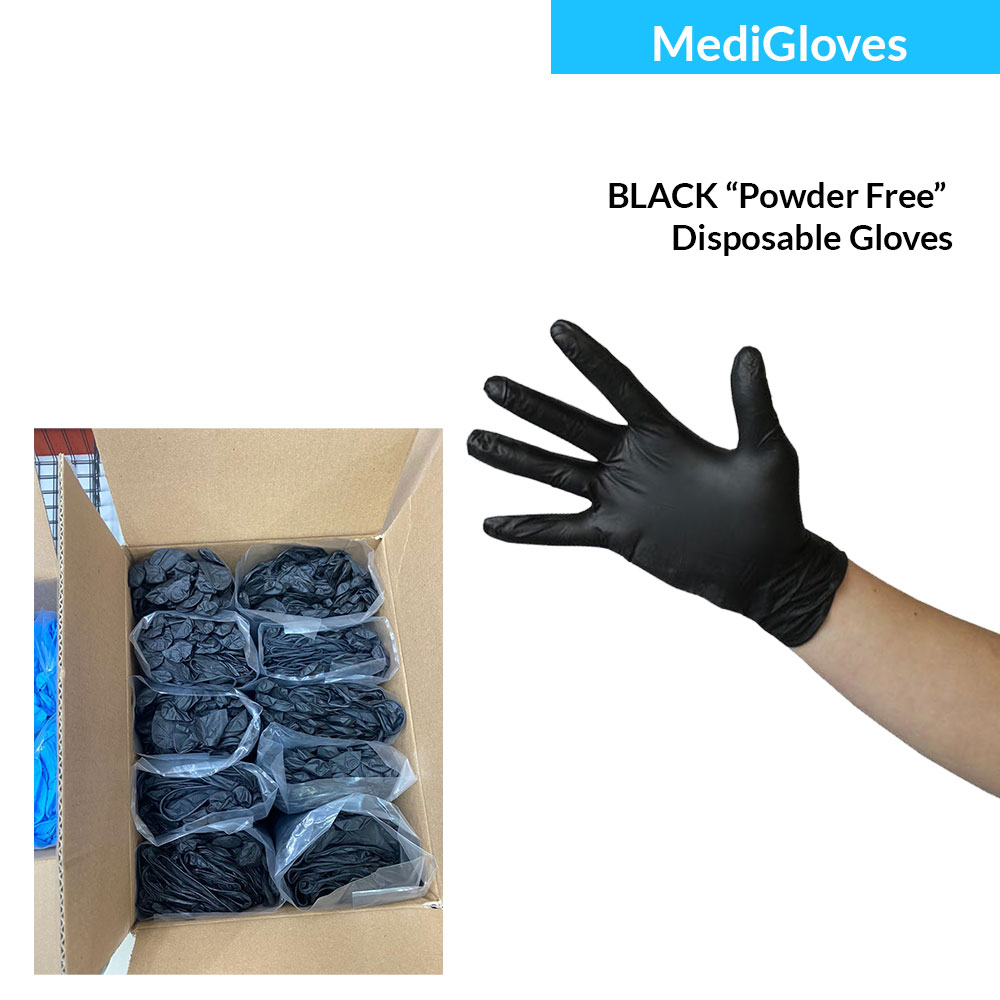 BLACK Disposable Gloves Non-Medical 10/50/100pcs | Shopee Singapore