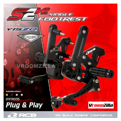 RCB S2-V2 Series Single Footrest Y15ZR Y16ZR RS150 RS150R RACING BOY S2 ...