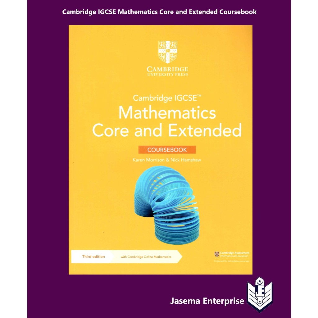 Cambridge IGCSETM Mathematics Core & Extended Coursebook With Cambridge ... Cambridge IGCSETM Mathematics Core & Extended Coursebook With Cambridge ...