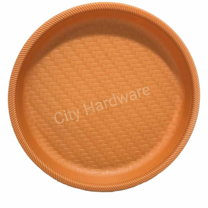 LAVA Multipurpose Round Plastic Tray Food Tray Serving Tray/ Dulang ...