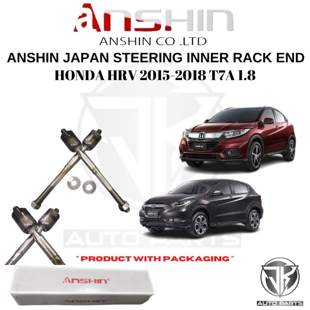 ANSHIN JAPAN STEERING INNER RACK END HONDA HRV 2015 T7A 1.8. | Shopee ...