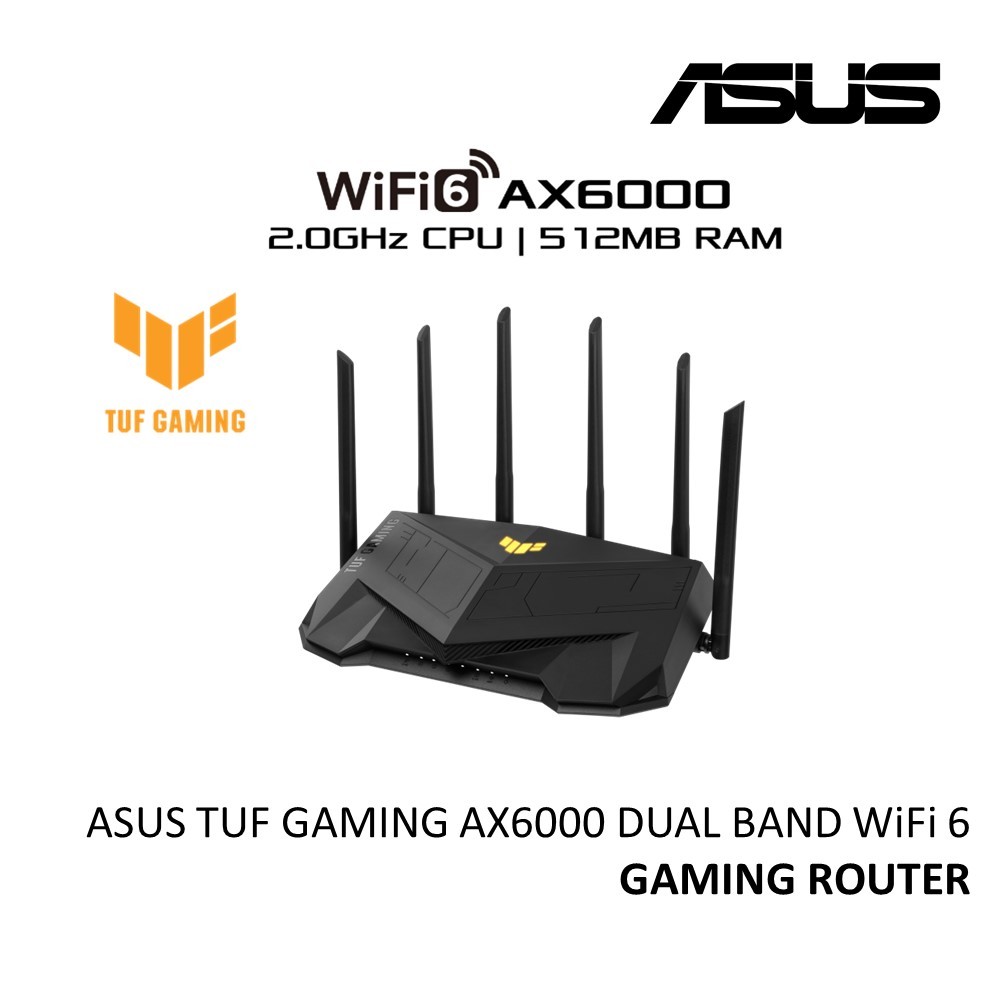 ASUS TUF-AX6000 Wi-Fi 6 TUF Wireless Gaming Router AX6000 AiMesh ...