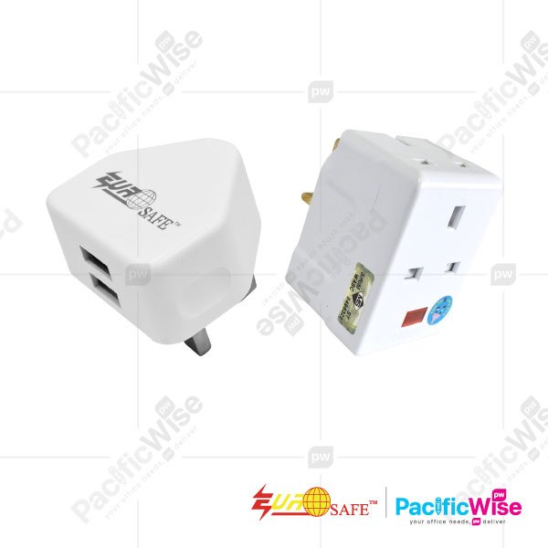 Eurosafe/4 in 1 USB Power Adaptor/3 Way Adaptor/2 USB Power Adaptor ...