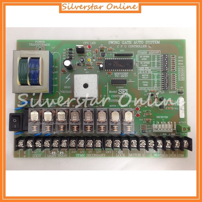 SE1 Autogate Timer Swing Control Board PCB Panel Automatic Gate Auto ...