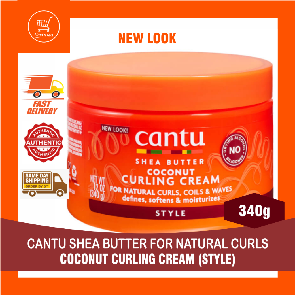 CANTU Shea Butter for Natural Hair Coconut Curling Cream ( 340g Size ...