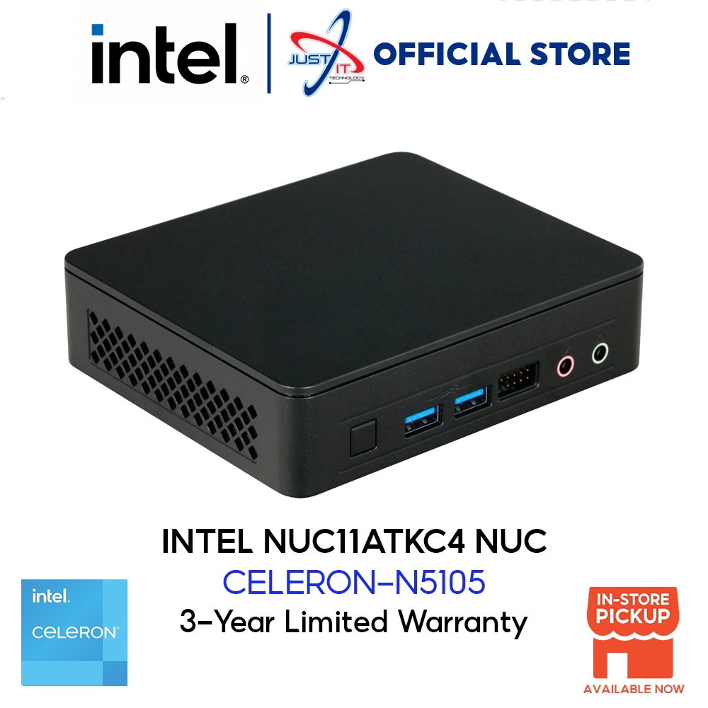 Intel NUC 11 Essential Kit NUC11ATKC4 Mini PC Barebone DIY Desktop 11th Gen Atlas Canyon ...