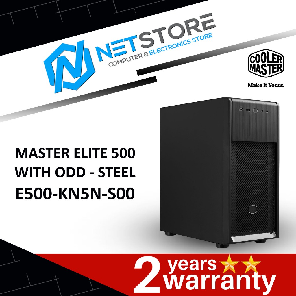 COOLER MASTER ELITE 500 WITH ODD - STEEL - E500-KN5N-S00 | Shopee Singapore