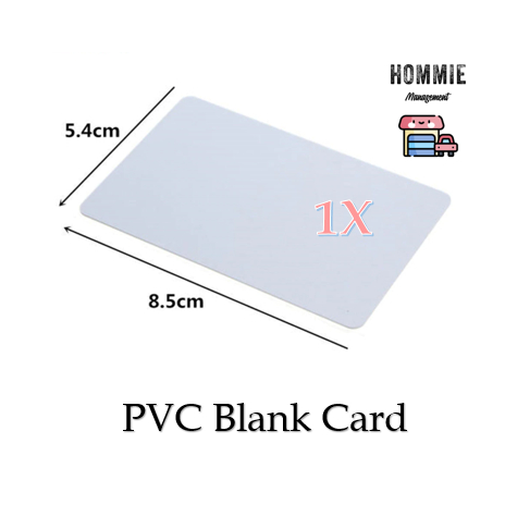 Blank PVC Card Blank White Printable PVC Card (High Quality) | Shopee ...