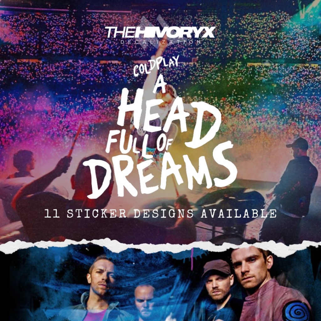 TRENDING「COLDPLAY」COLDPLAYERS MERCHANDISE FAN ART CONCERT DESIGN CAR ...