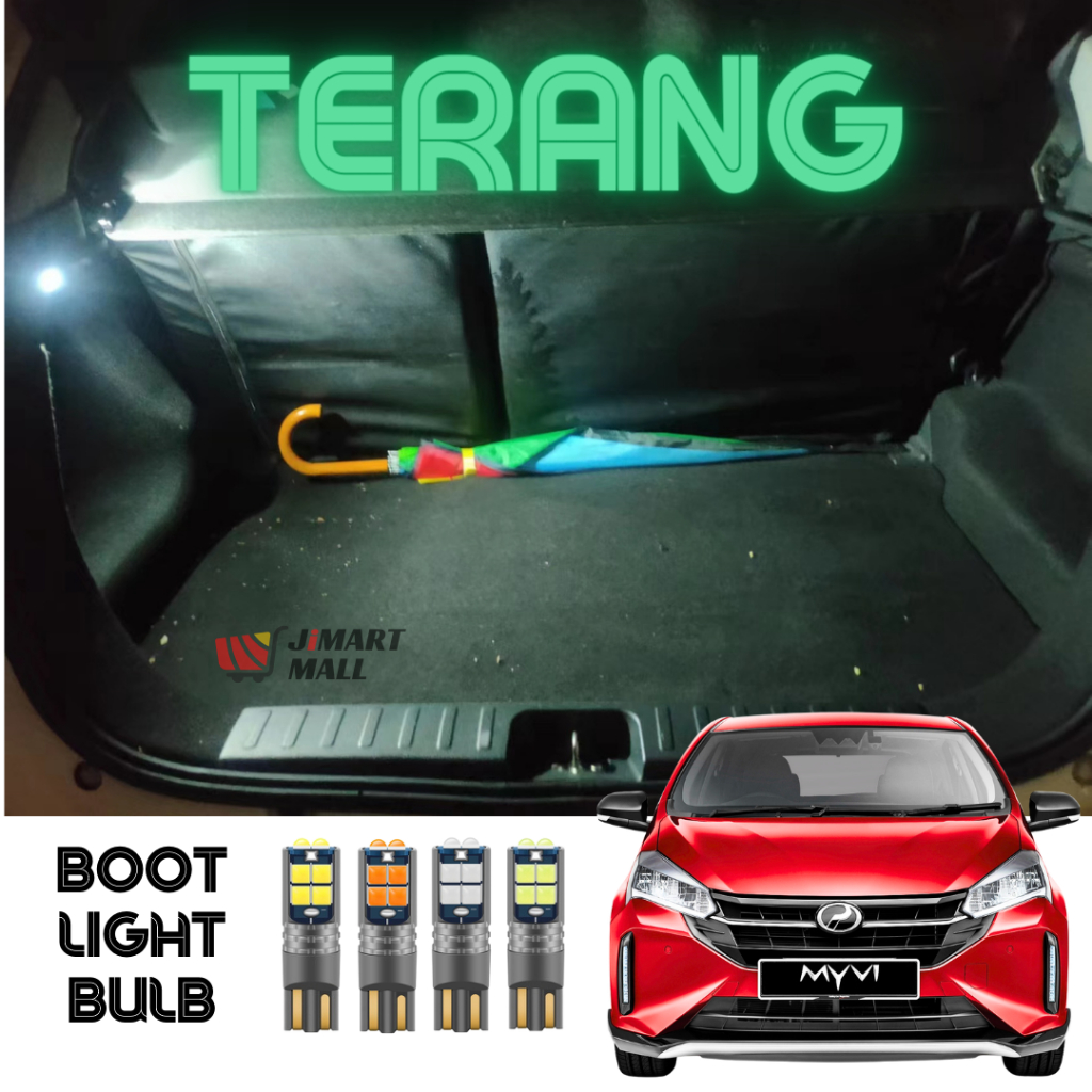 MYVI GEN3 REAR TRUNK LED BULB Terang Trunk Car Number Plate Lampu ...