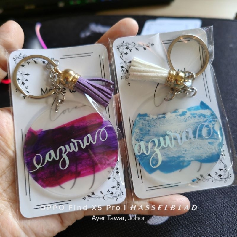 Mysuri Keychain Nama Arcylic Birthday | Shopee Singapore