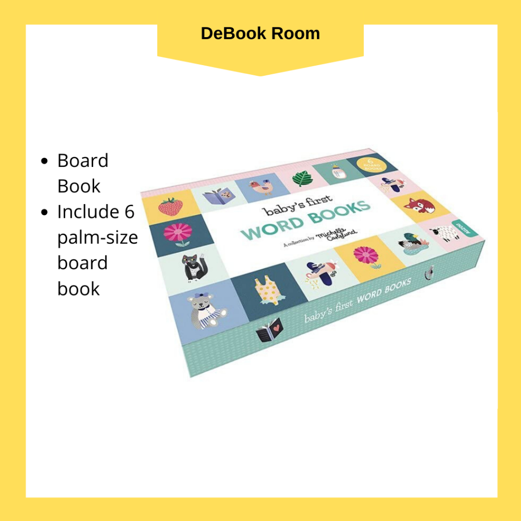 Baby's First Word Board Books (Include 6 Palm-Size Board Books ...