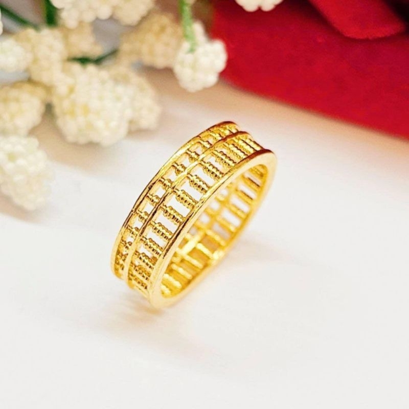 Persian Bangkok Gold Abacus Ring | Shopee Singapore