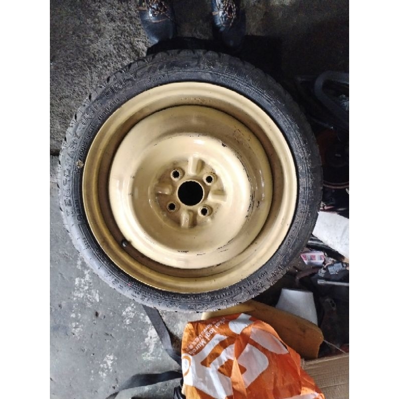 Tyre Spare 16inch Pcd100 x4hole Alza Myvi Axia BEZZA Jazz City WIRA ...