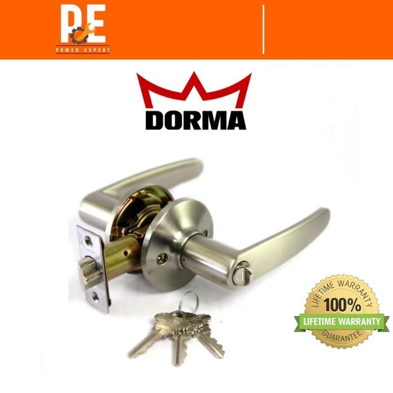 [LIFE TIME WARRANTY] DORMA ENTRY LOCKSET CYLINDRICAL ENTRANCE LOCK ...