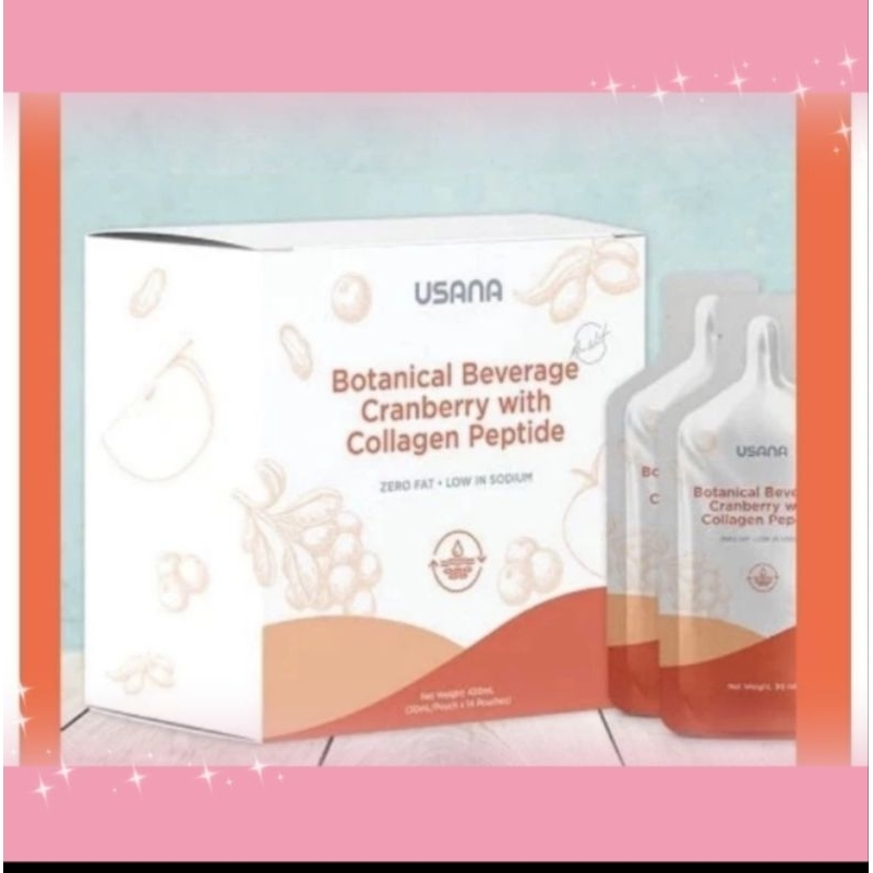 Usana Collagen Cranberry Peptide 蔓越莓肽胶原蛋白(14's) | Shopee Singapore