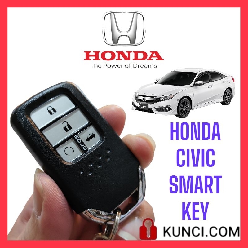 HONDA CIVIC FC SMART KEY REMOTE KEY | Shopee Singapore