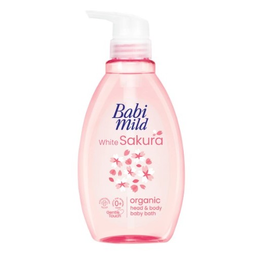BABI MILD Ultra Mild White Sakura Head & Body Bath 380 ml | Shopee ...