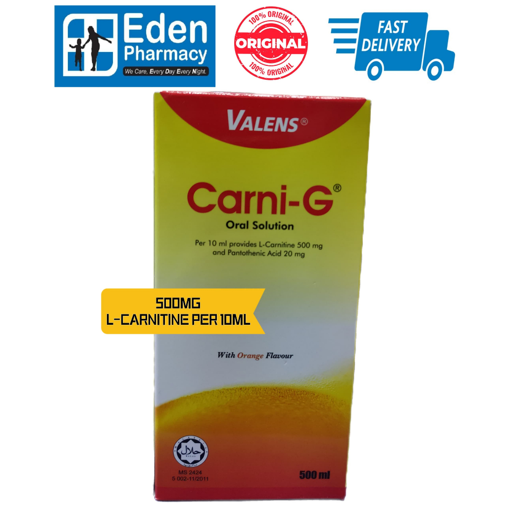 Valens Carni-G L-carnitine oral solution 500ml | Shopee Singapore