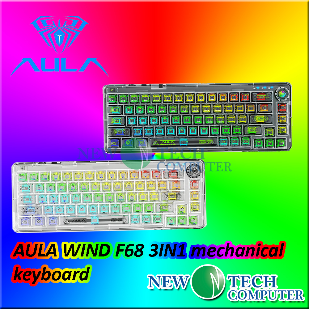 AULA F68 wireless the third mock examination customized mechanical ...