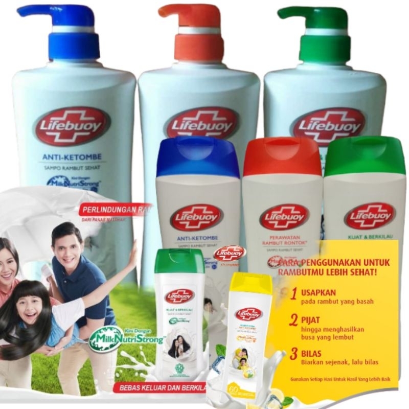 Lifebuoy Shampoo Bottle Size 70ML, 170ML, 340ML | Shopee Singapore