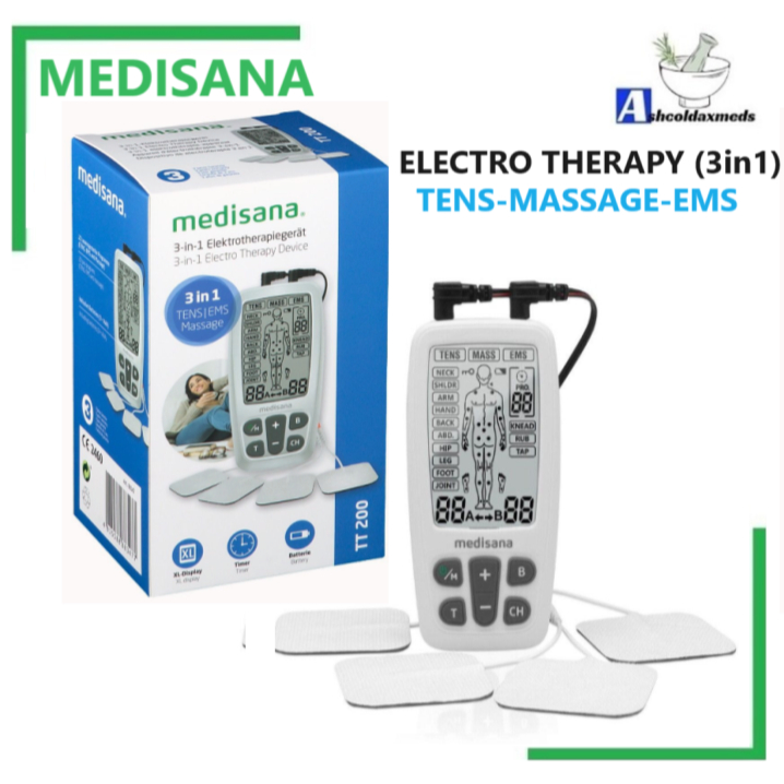 Medisana TDP / TT 200 TENS EMS Machine Pain Electro Therapy Device with ...