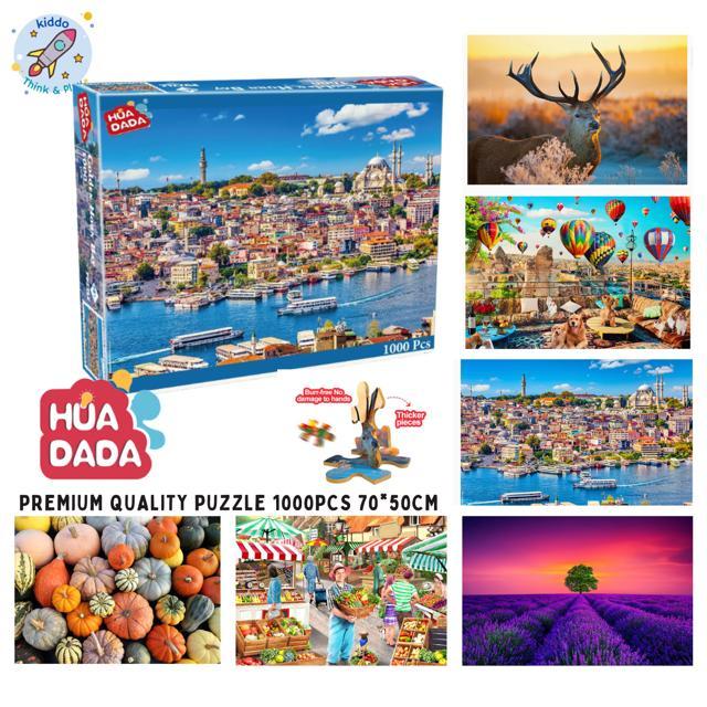 HUADADA Jigsaw Puzzles Holiday Interlock Perfectly Letter on Back No ...