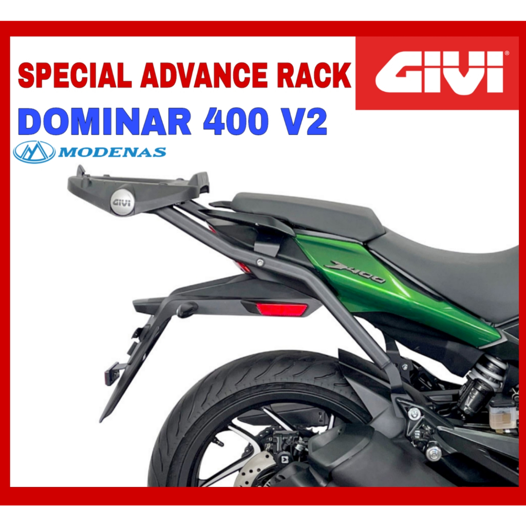 Monorack GIVI Modenas DOMINAR 400 V2 Advance Special Rack GIVI Rack ...