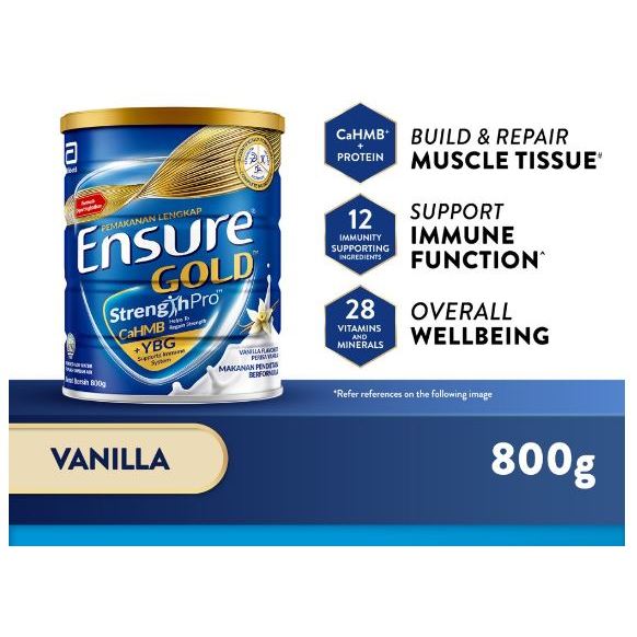 Ensure Gold Vanilla / Wheat New Improved Formula 800g(Exp:2026 ...