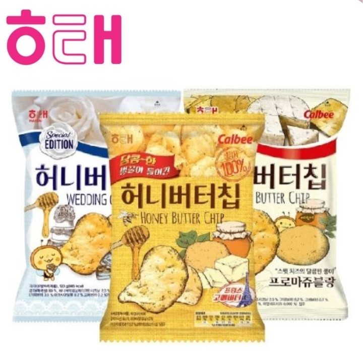 Haitai Calbee Honey Butter Chips Korea Haitai Calbee Honey Butter ...
