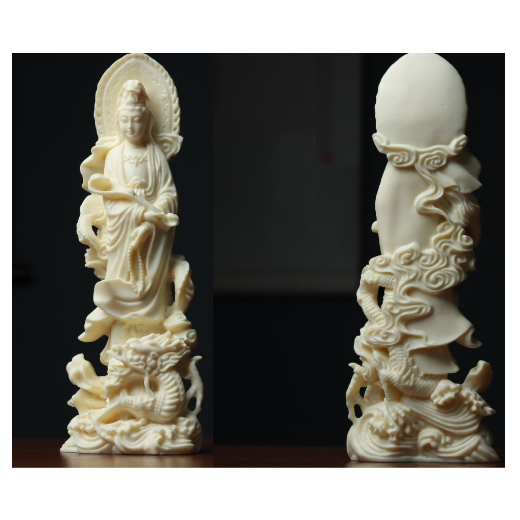 Ivory Fruit Ruyi Yulong Guanyin Bodhisattva Buddha/Ivory Fruit Guanyin ...