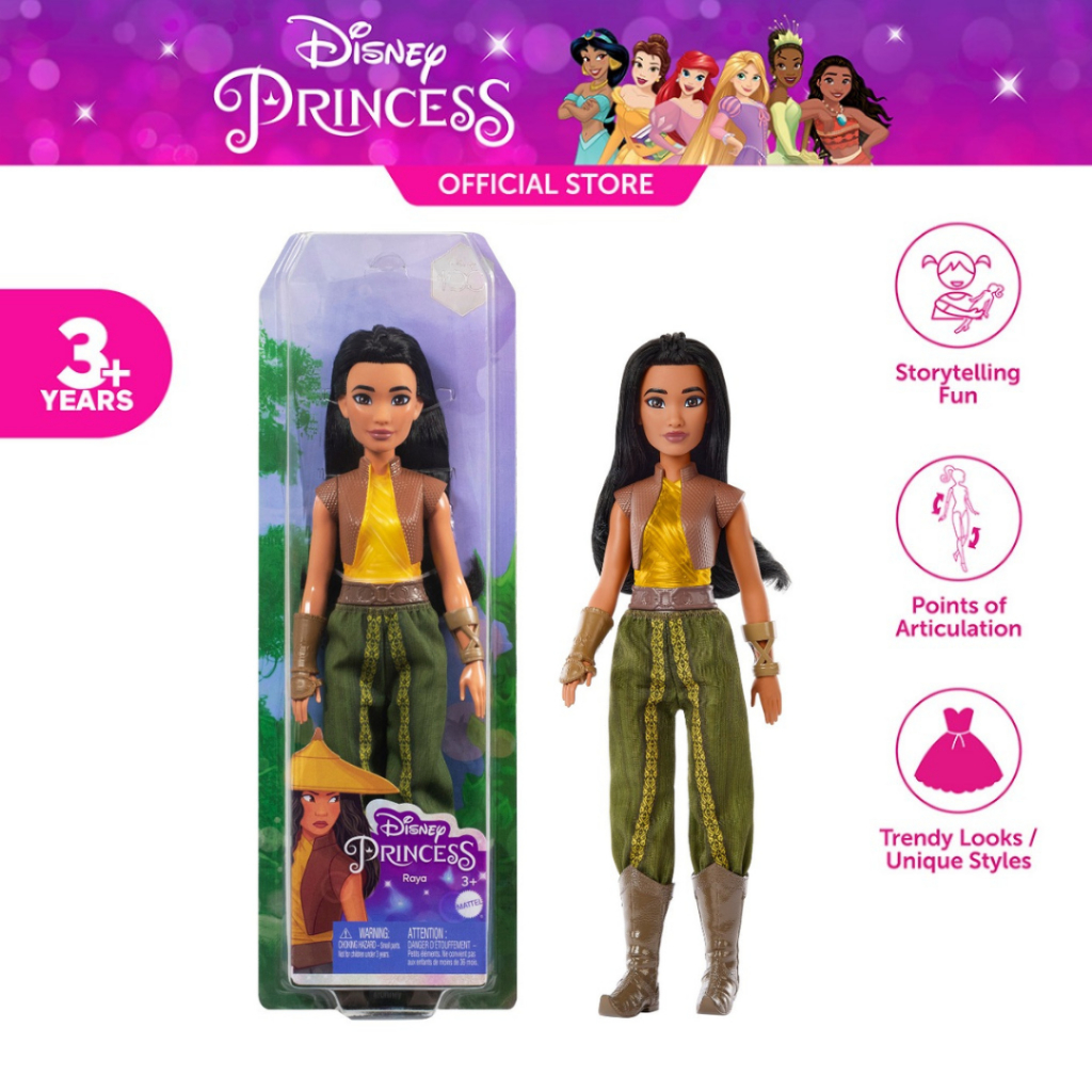 Disney Princess Raya Fashion Doll And Accessory, Toy inspired By The ...