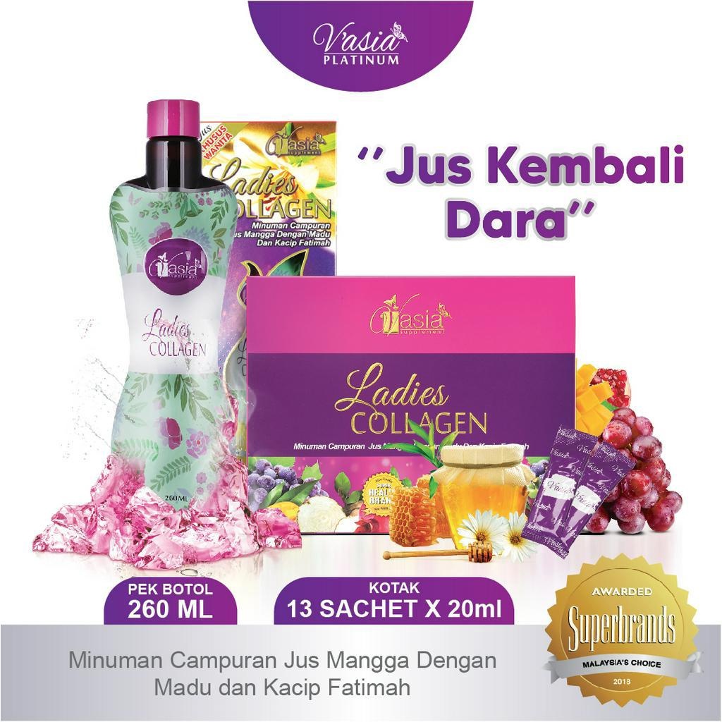 VASIA LADIES COLLAGEN JUS / SACHET ( OFFER ) | Shopee Singapore