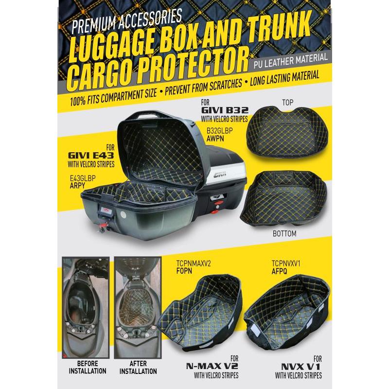 STORAGE BOX INNER LINING COVER UNDER SEAT NMAX155 2020 NMAX 155 V2 ...