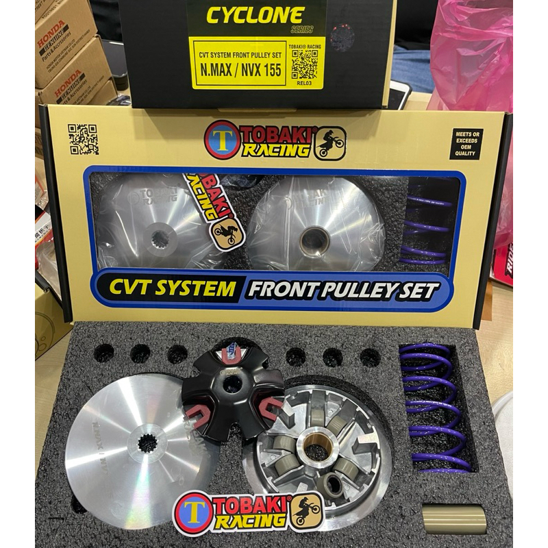 TOBAKI NVX155 V1 V2 NMAX V1 V2 CVT SYSTEM FRONT RACING PULLEY SET ...