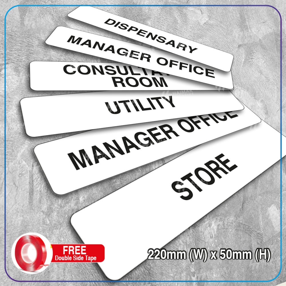 Acrylic Signage _Office Room Director Manager Meeting ROOM Wall Sign ...