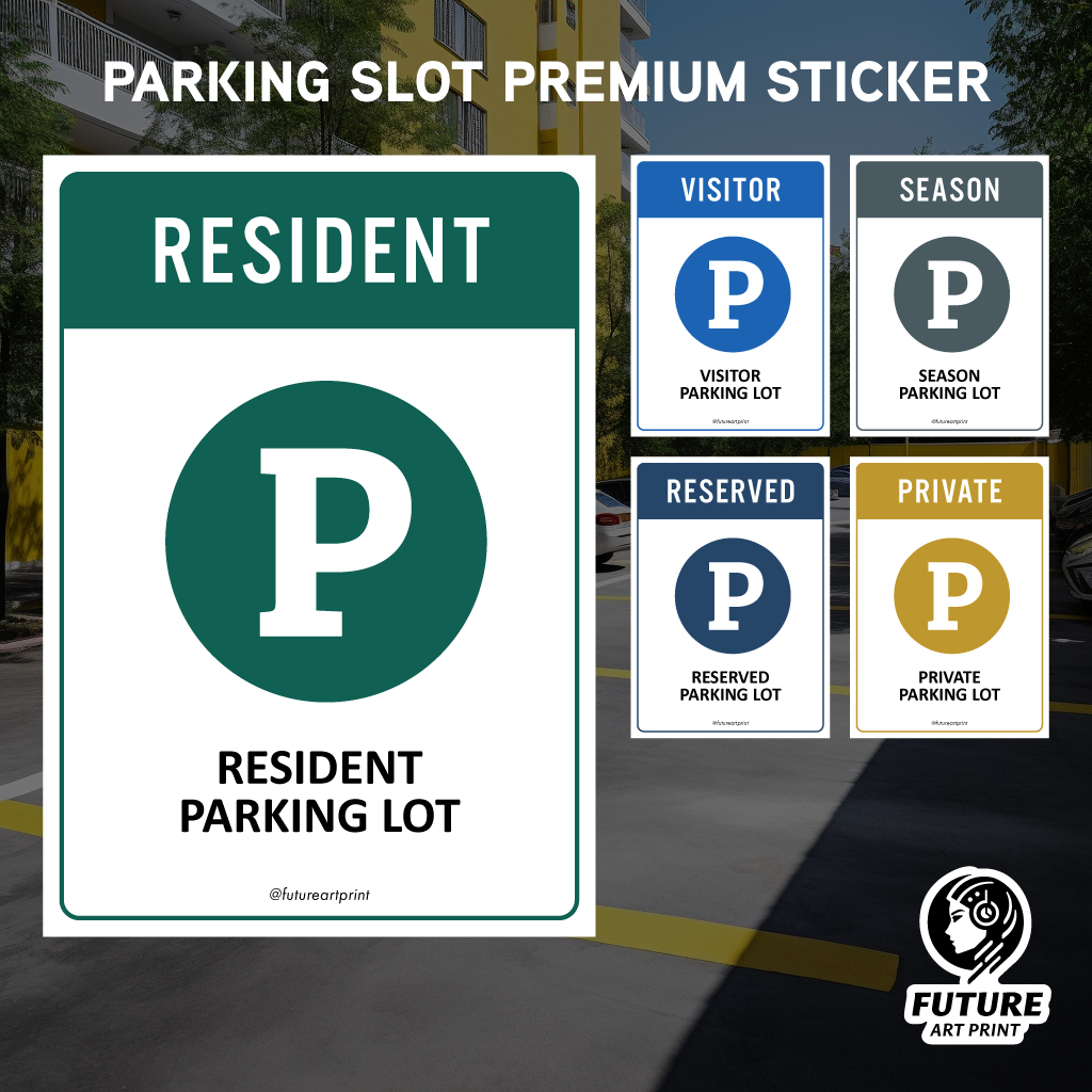 Parking Lot for Resident Visitor Season Reserved Private. Premium ...