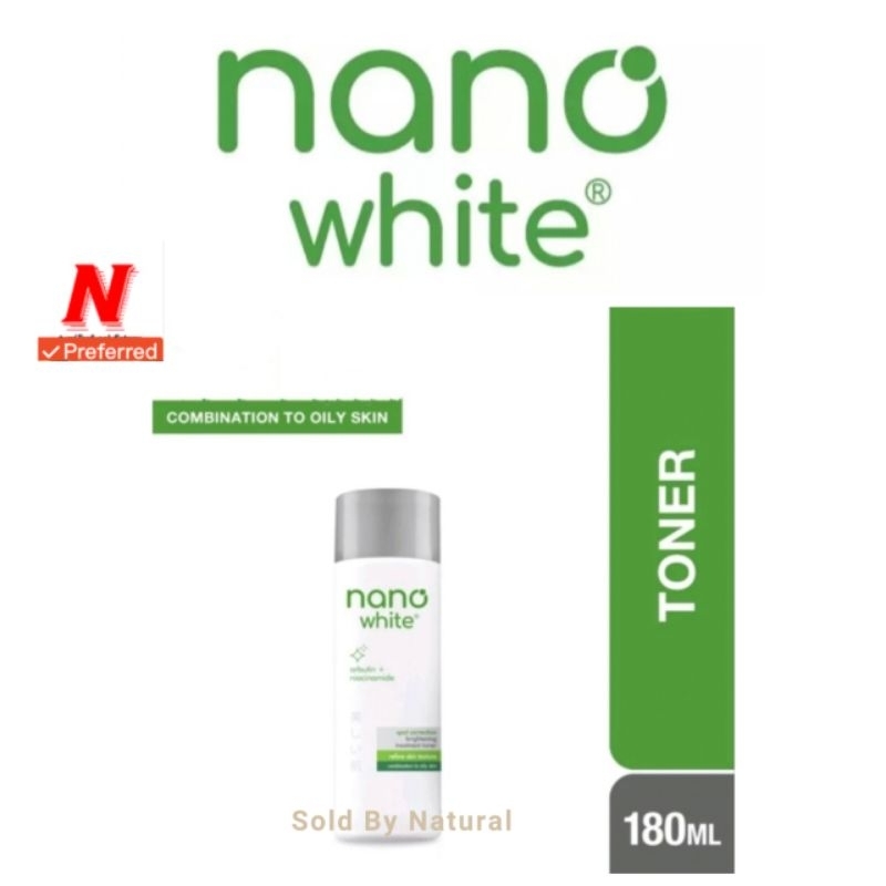 NANO White NEW Refining Treatment Toner 180ml (with arbutin) | Shopee ...