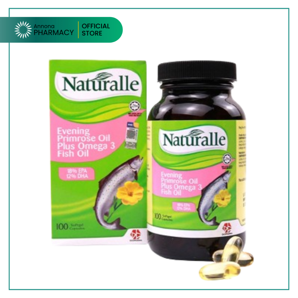 NATURALLE Evening Primrose Oil Plus 3 Fish Oil | Shopee Singapore