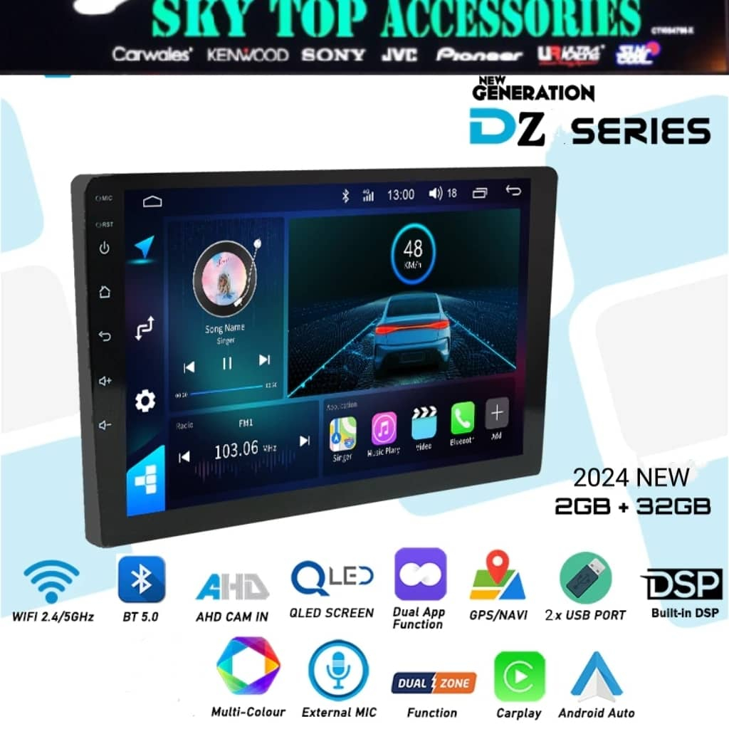 Dynavin Dz Series /CarPlay/DSP/Android Auto ( 2GB RAM/32GB ROM/ 9"/10 ...