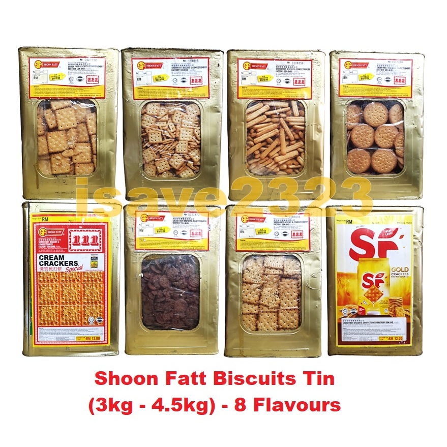 {BUY AT YOUR OWN RISK} Shoon Fatt Biscuits Tin (3kg - 4.5kg + Tin ...