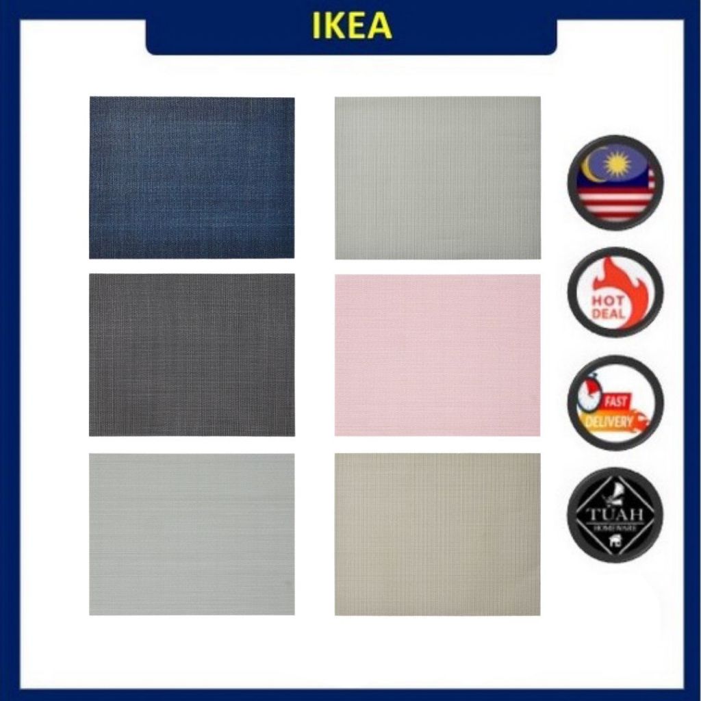 IKEA FLYGFISK Place Mat ( 38x30 cm ) | Shopee Singapore