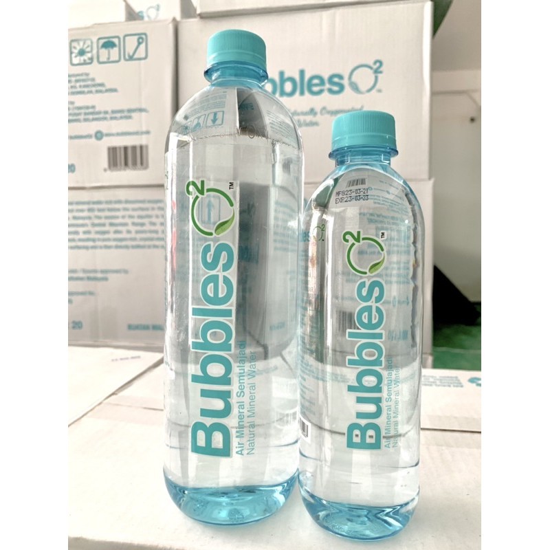 Bubble O2 Naturally Oxygenated Mineral Water Air Oksigen Carton ( 1 Box 1 Order Shj ) | Shopee ...