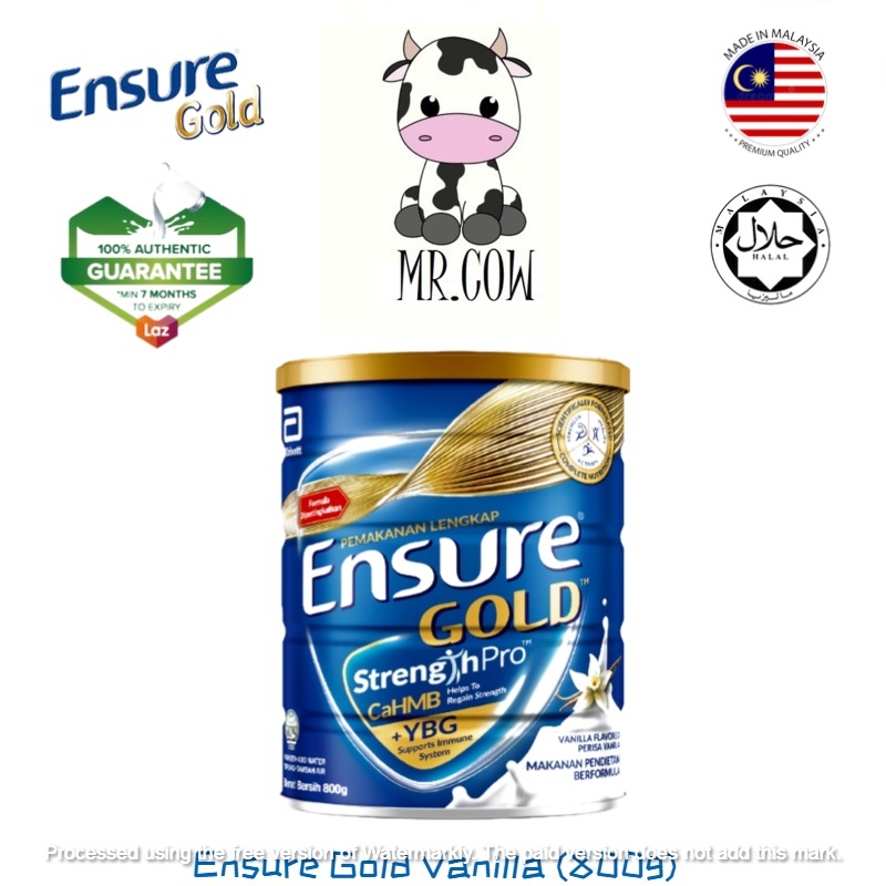 EXP: 5/2025 Ensure Gold Vanilla 800g Tin | Shopee Singapore